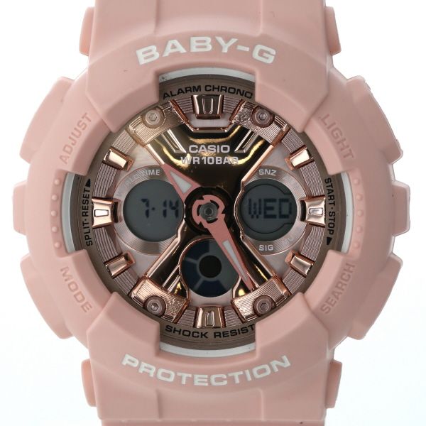 Casio CASIO Baby G-Shock BA-130-4A Quartz Rose Gold Dial Ana-Digi ...