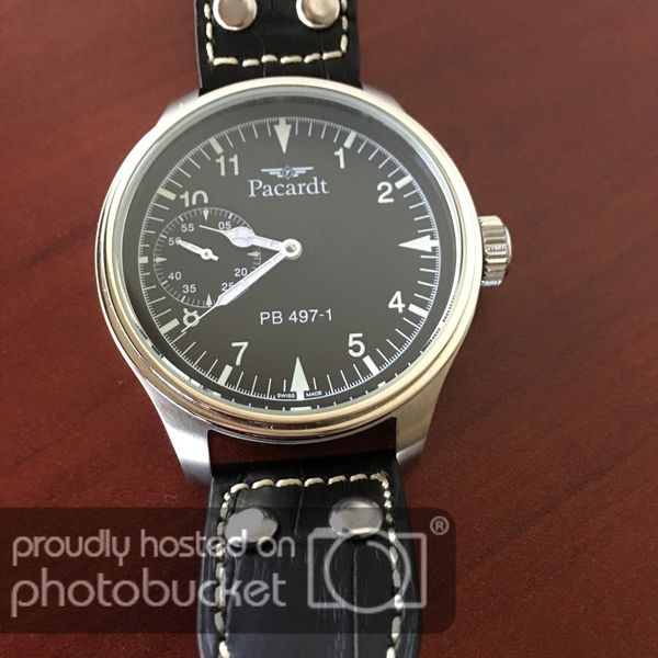 FS: Pacardt PB 497-1 Pilot with automatic Unitas 6497 | WatchCharts ...