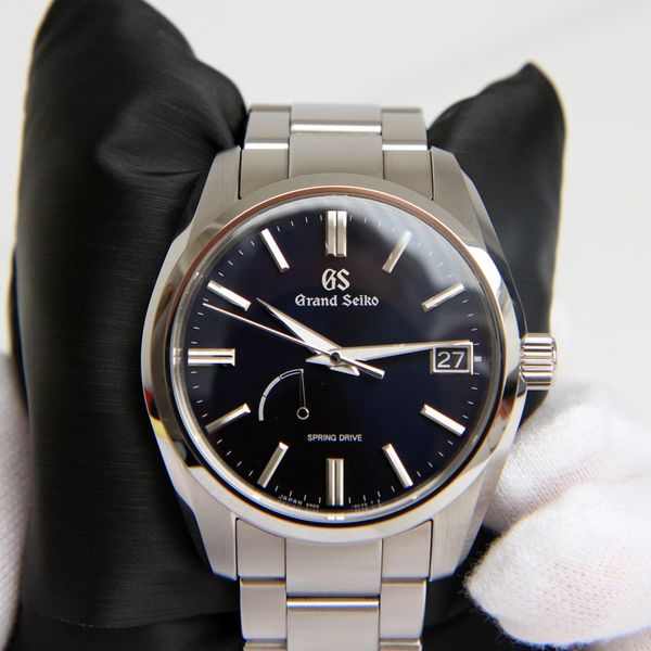 Grand Seiko SBGA439 Spring Drive Midnight Blue | WatchCharts Marketplace