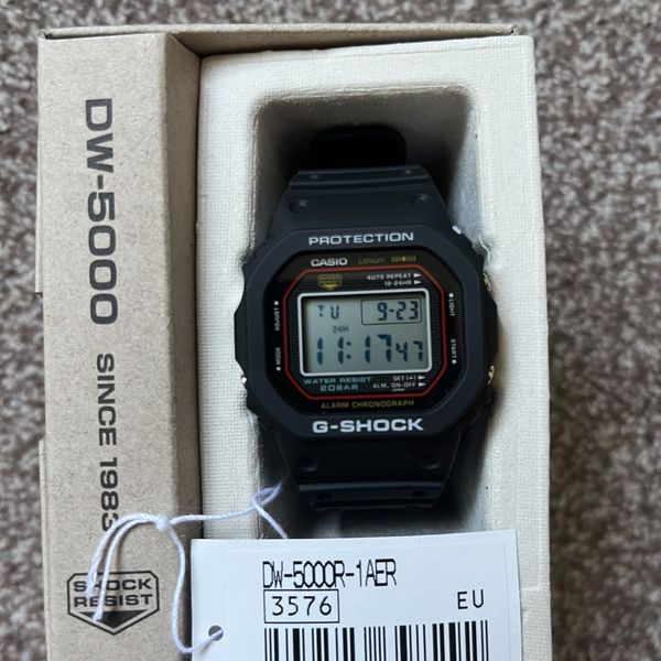 Casio G-Shock DW-5000R-1AER (OG Reissue) | WatchCharts Marketplace
