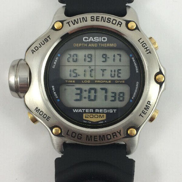 VINTAGE CASIO DIGITAL 200M DIVERS WATCH DEP-600 | WatchCharts Marketplace