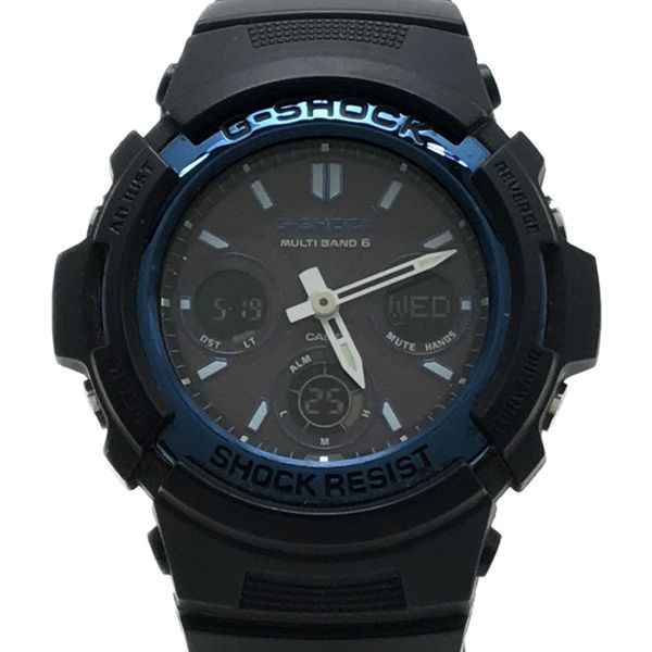 [Used] CASIO Solar Watch / G-SHOCK / Digiana / BLK / Black x Blue ...