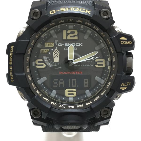 [Used] CASIO Solar watch/G-SHOCK/Digiana/Rubber/BLK/BLK/GWG-1000/Box ...