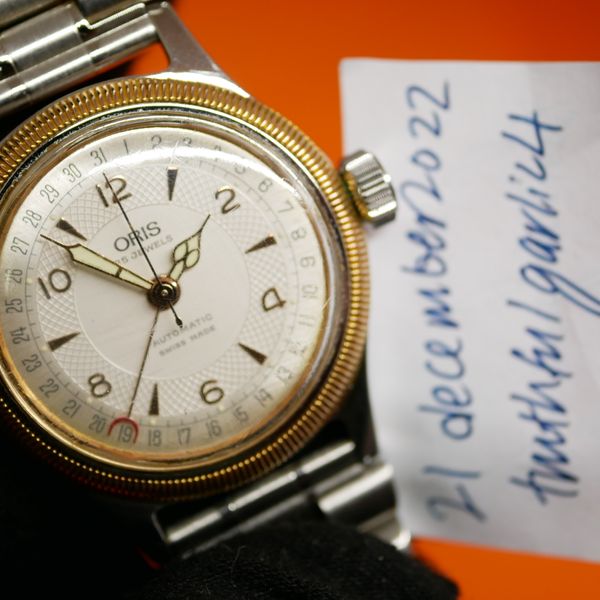 [WTS] ORIS Big Crown 36mm Automatic Pointer Date Gold Plated Bezel 7463 ...