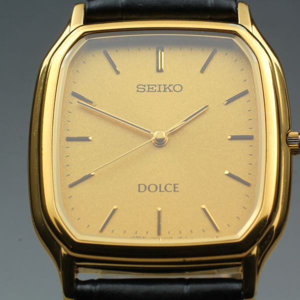 [MINT] SEIKO Dolce 5E61-5A10 Gold dial quartz Men's Watch Vintage From JAPAN | WatchCharts ...