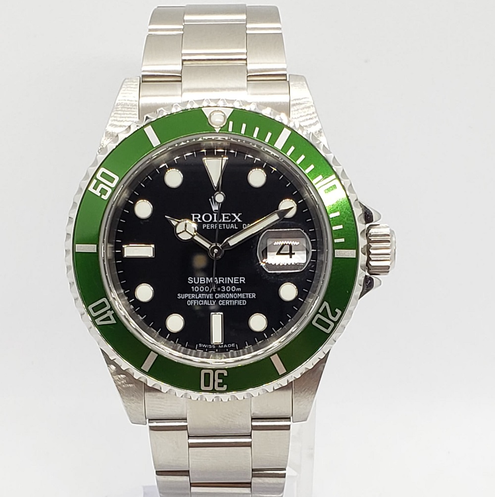 Rolex Submariner 16610LV Z Serial Kermit Caseback Sticker Mint ...