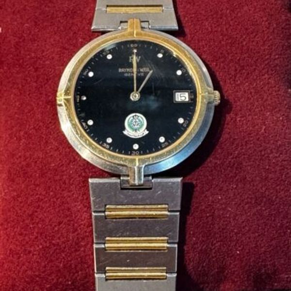 Vintage Raymond Well Geneve Swiss watch with Saudi Arabia logo ...