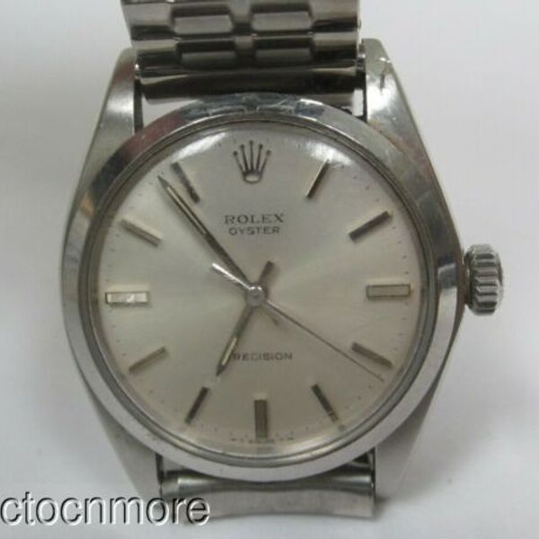 VINTAGE MONTRES ROLEX OYSTER PRECISION RB cal 1225 WATCH MENS 6426 ...