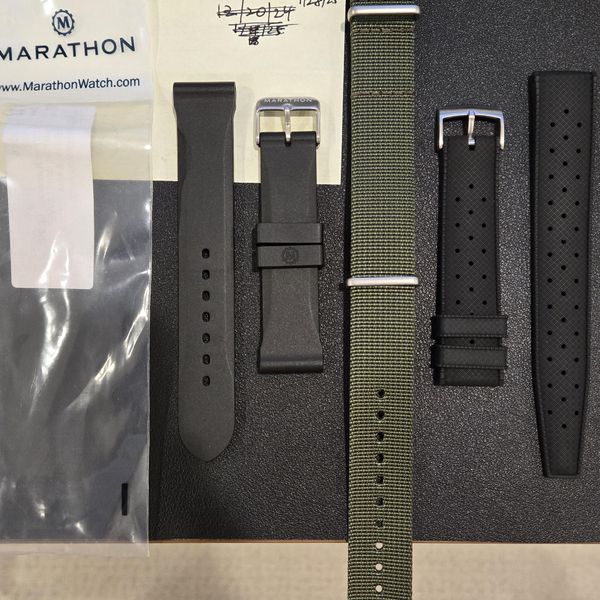 [WTS] 20mm Marathon Rubber Strap, Tropic Strap and Nato Strap Combo ...