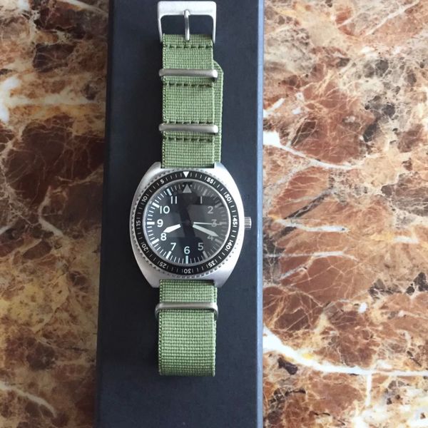 FS: Mission Pilot Timer Quartz Turtle 42mm $150 | WatchCharts Marketplace