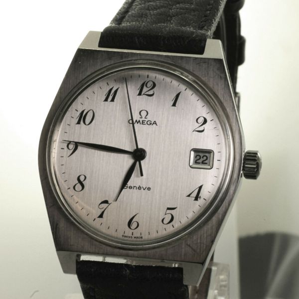 OMEGA GENEVE, ca. 1972, Edelstahl, Tonnageform, Kal. 613 (1) - TOP ...