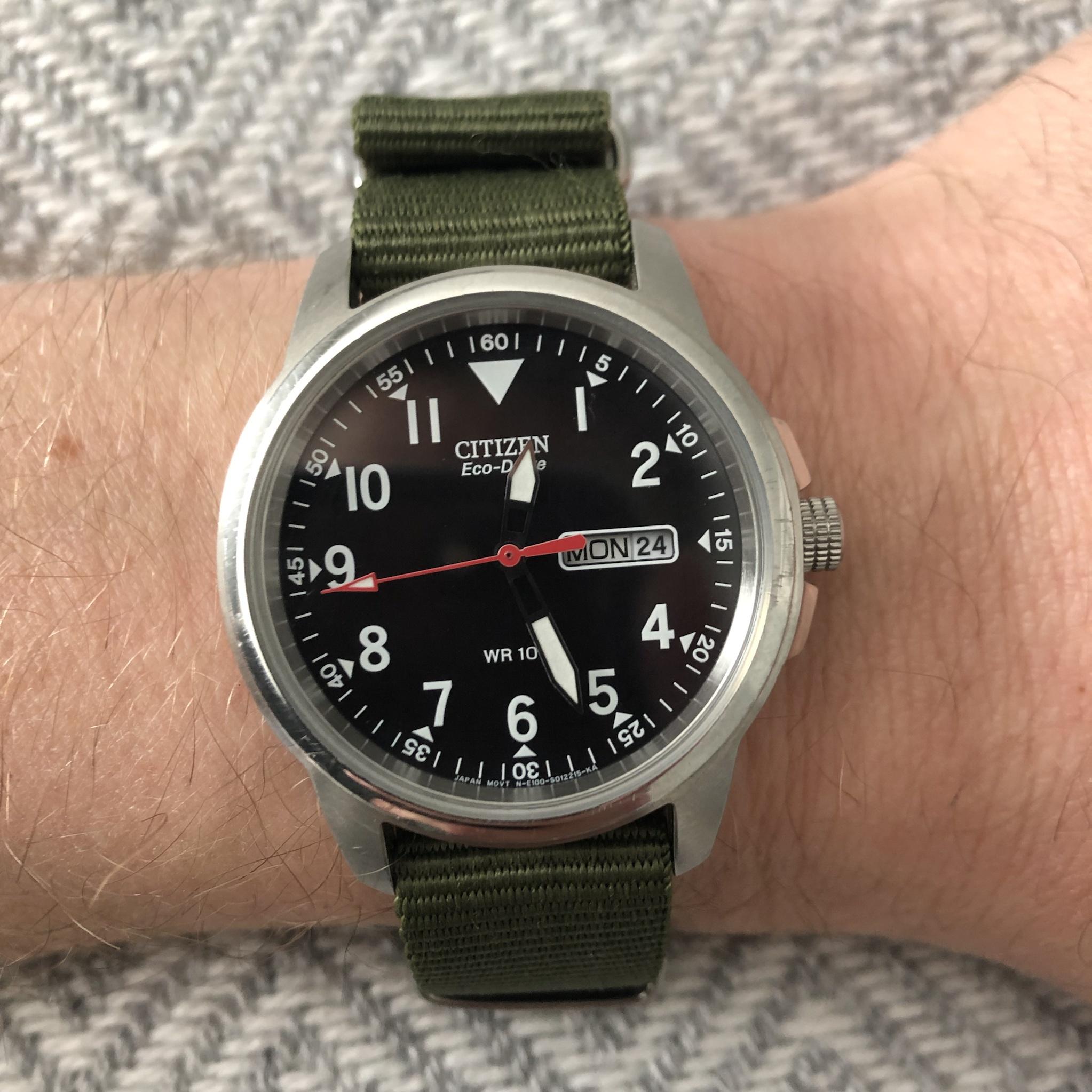 [WTS] Citizen Eco-Drive Field Watch $65 | WatchCharts