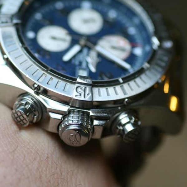 FS: Breitling Super Avenger - Pro II, Blue, Arabic Numerals ...