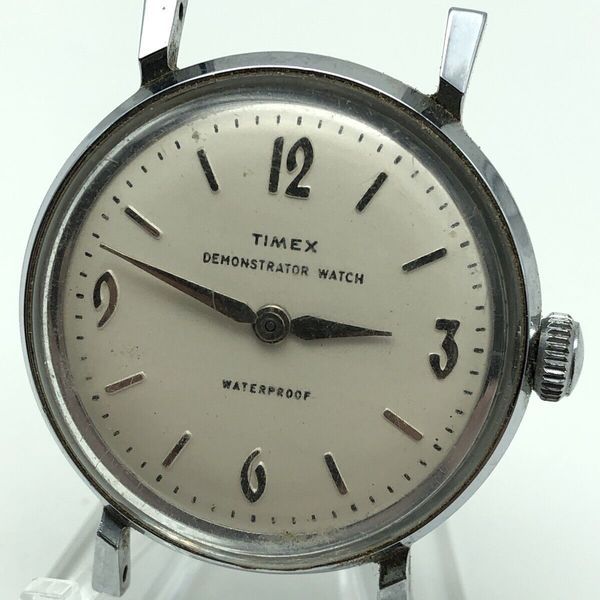 Rare Salesman Sample Demonstrator Model Timex Men's 34mm Wrist Watch ...