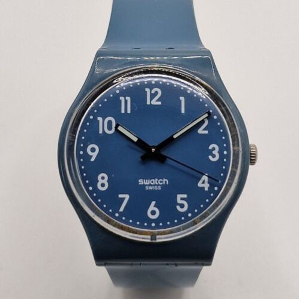 Vintage Swatch Swiss Quartz Blue Unisex Wristwatch | WatchCharts ...