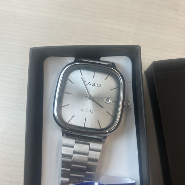 Casio Men's Vintage Silver Stainless Steel | WatchCharts Marketplace