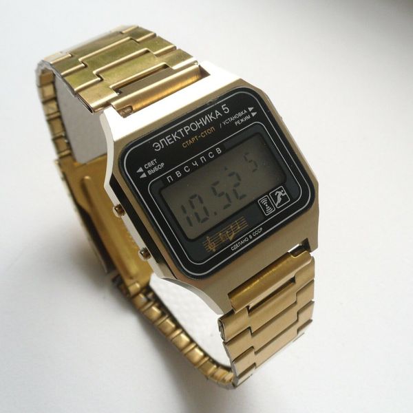 Elektronika 5 29367 Chrono Melody Alarm Vintage Soviet Digital Watch ...