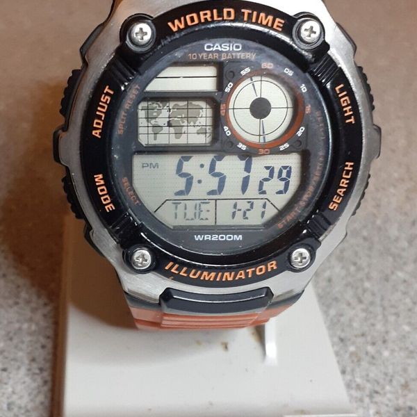 Mens Casio Watch. Illuminator. Model AE-2100W | WatchCharts Marketplace