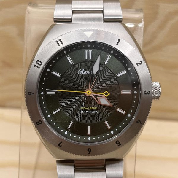 [WTS/WTT] Reverie Diver | 12hr dual-time bezel | Green guilloche dial ...