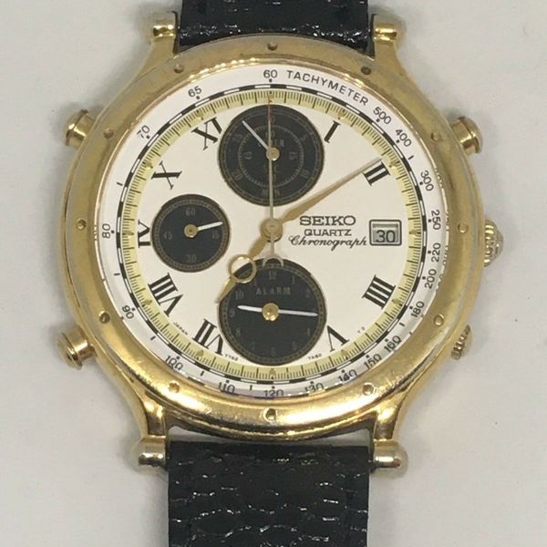 Seiko Quartz Chronograph Watch, 7T42-7A39 | WatchCharts Marketplace
