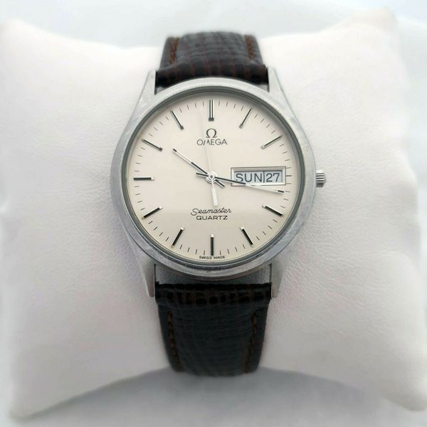 OMEGA SEAMASTER MEN'S CAL 1425 QUARTZ CLASSIC ORIGINAL 196.0243 396. ...