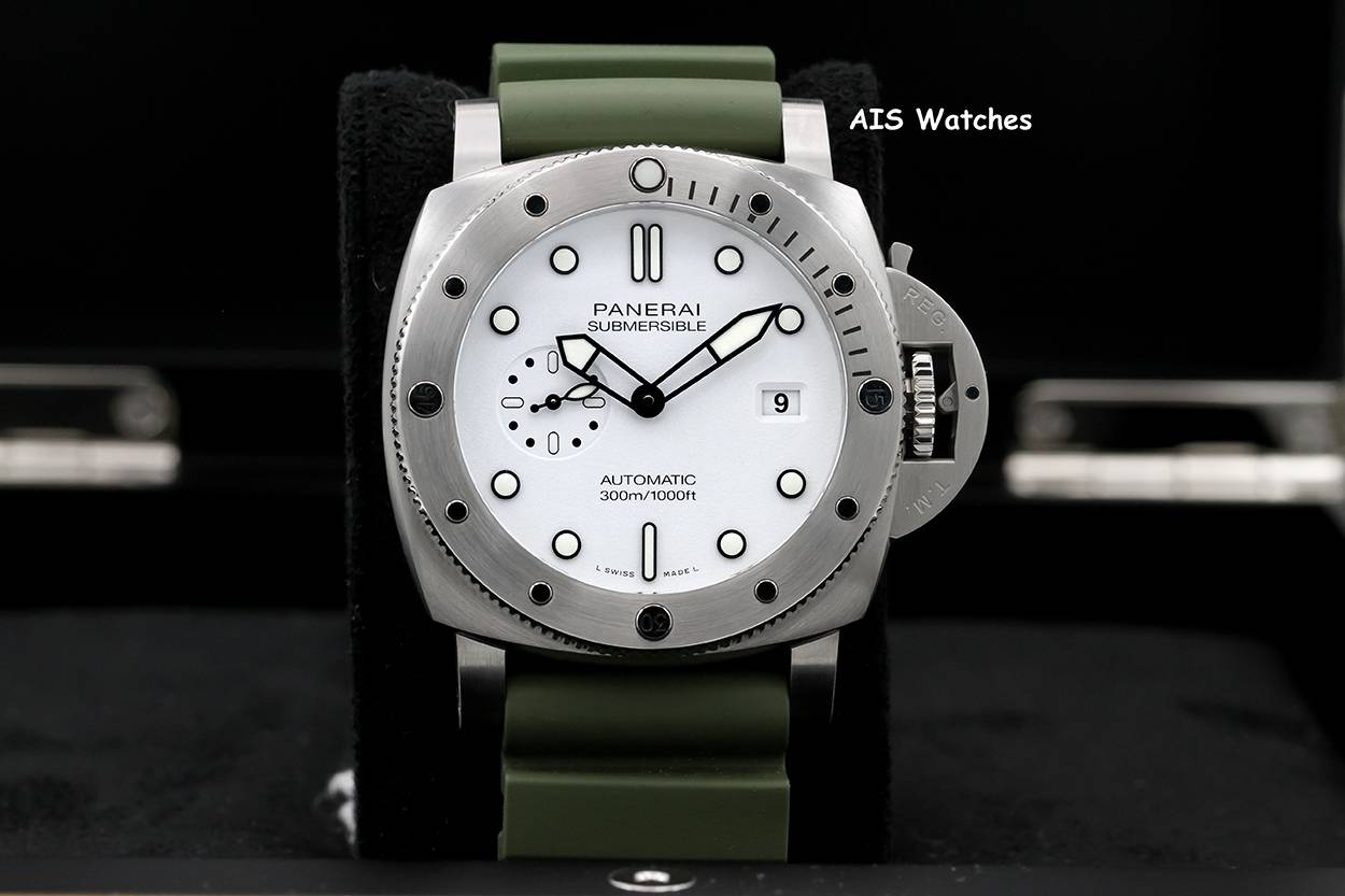 FSOT: Panerai PAM 1226 Submersible QuarantaQuattro Bianco White 44MM B ...