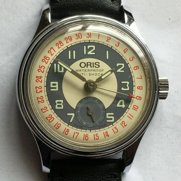 Oris 6651 Pointer Date Manual Wind Watch Two Tone Dial | WatchCharts ...