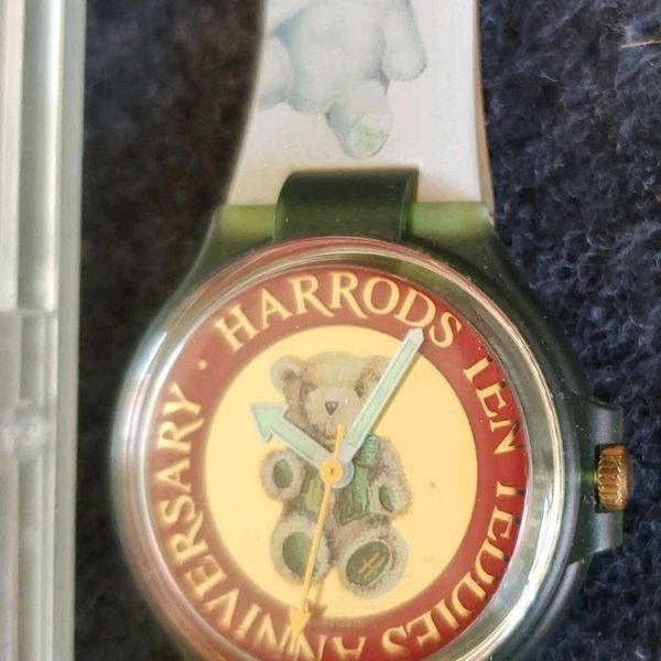 Harrods Ten Teddies Anniversary Bear Watch Swatch | WatchCharts Marketplace