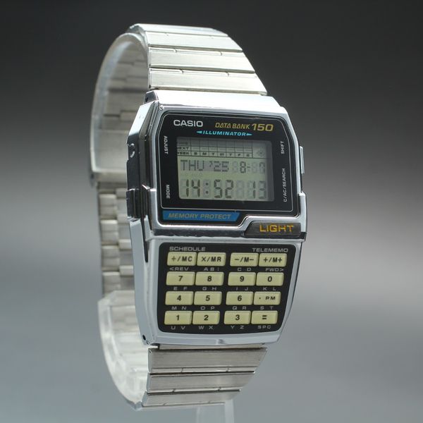 Tested! [N MINT] Vintage CASIO Data Bank DBC-1500 Calculator Digital ...