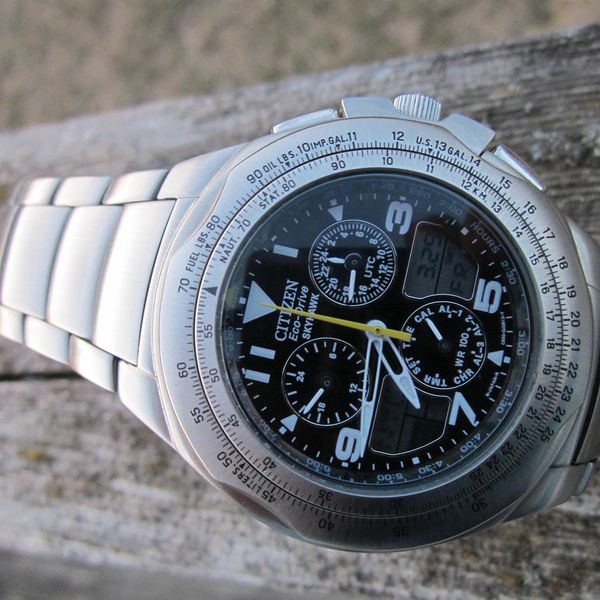 Sold: Skyhawk JR3000-51F Eco-Drive | WatchCharts Marketplace