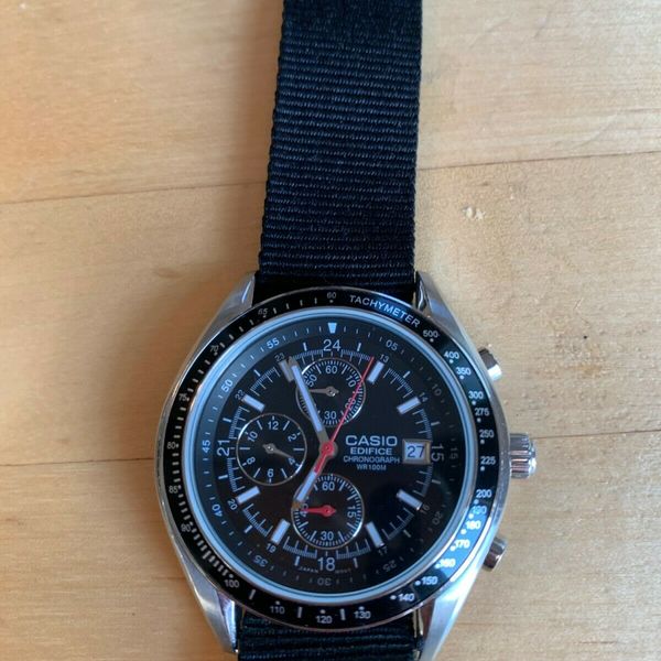 Casio Men's Chrono Watch (EF503D-1AV "Edifice" ) - Stainless Steel ...