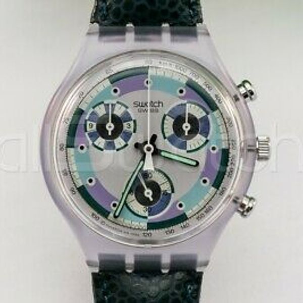 SWATCH CHRONO 1993 - SCV100 - GREENTIC - New | WatchCharts