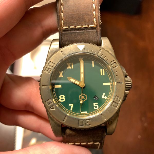 Ancon Sea Shadow Bronze Cali Dial | WatchCharts