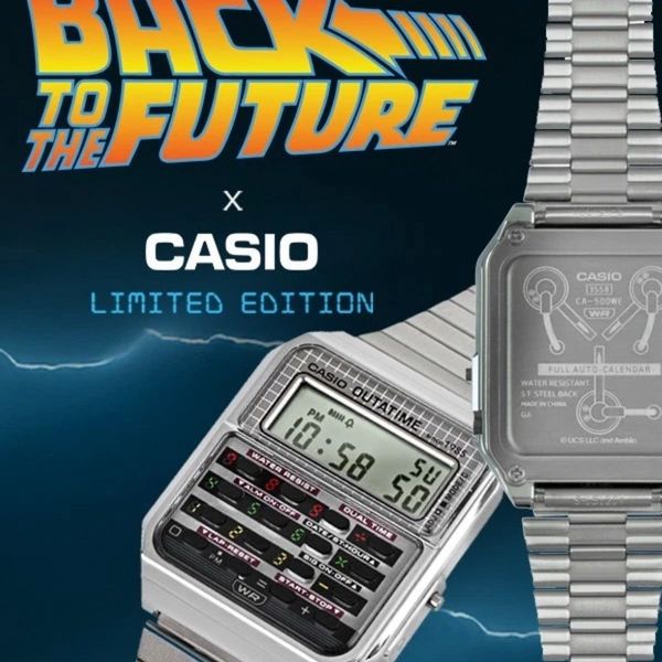CASIO x Back to the Future Digital Watch CA-500WEBF-1A Limited Edition CONFIRMED | WatchCharts ...
