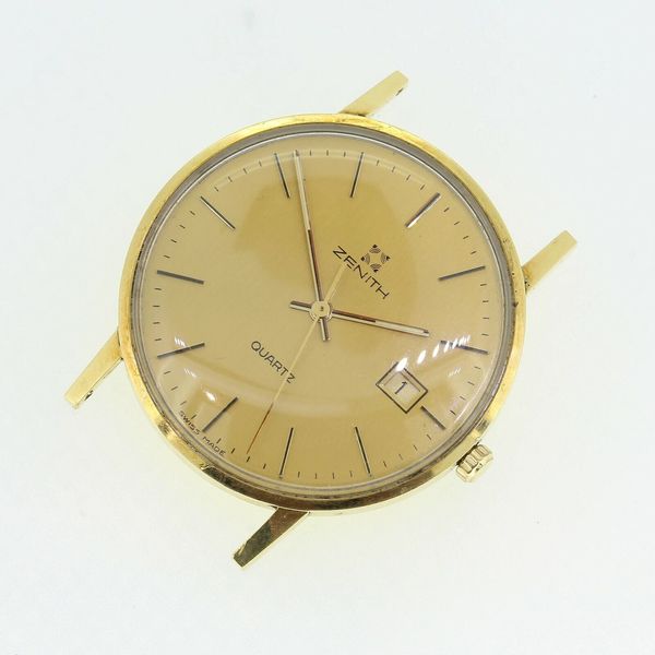 18ct Yellow Gold Zenith Quartz Watch (no strap) | WatchCharts Marketplace