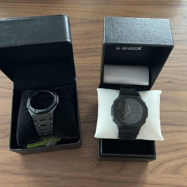 [WTS] Casio GSCHOCK Black Casiooak with Box+papers+Mod $99 | WatchCharts