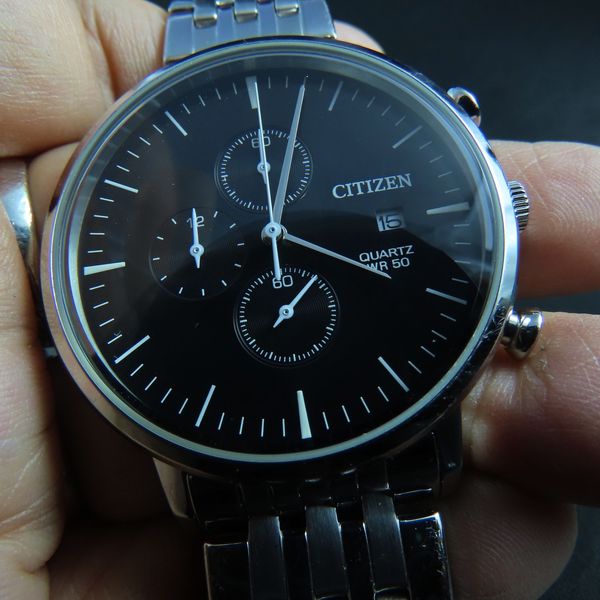Japan Citizen Chronograph WR 5 Bars Quartz Men Watch | WatchCharts ...