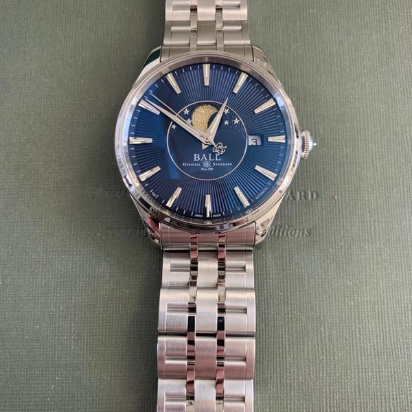 [WTS] Ball Trainmaster Moon Phase - Blue Dial - Full Set | WatchCharts ...