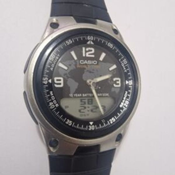 CASIO 2747 AW-80 TELEMEMO 30 WORLD TIME MEN'S WATCH | WatchCharts ...