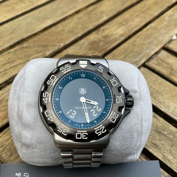 Menâ s Tag Heuer CAC111D Formula 1 Chronotimer Digital Quartz Watch ...