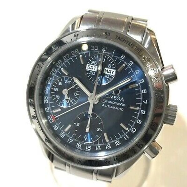 OMEGA 3523.80 Speedmaster Automatic Chronograph Triple Carre Wristwatch ...