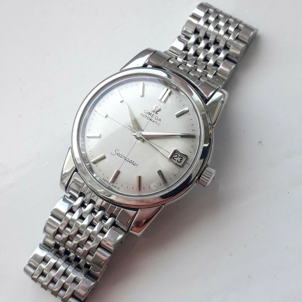 1963 Vintage Omega Seamaster Automatic Ref: 166009 with rare Crosshair ...