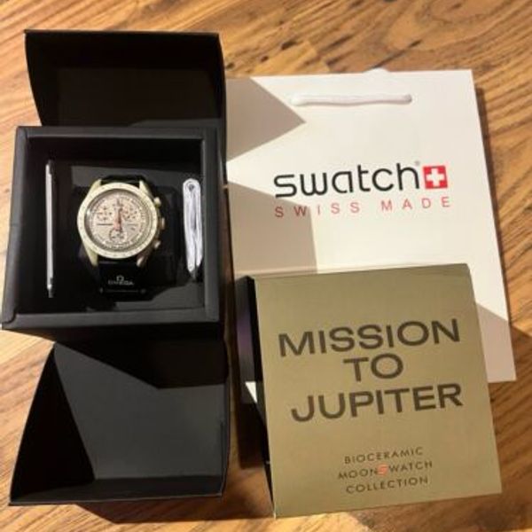 Swatch x Omega Bioceramic Moonswatch Mission to Jupiter | WatchCharts ...