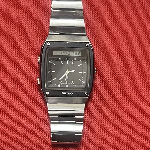 Very Rare Vintage Seiko H357-5010 LCD Digital Watch - 1980's James Bond ...