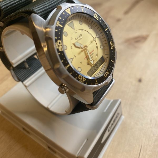 Casio AMW-320C Men's Vintage Analog Digital Watch 100m | WatchCharts ...