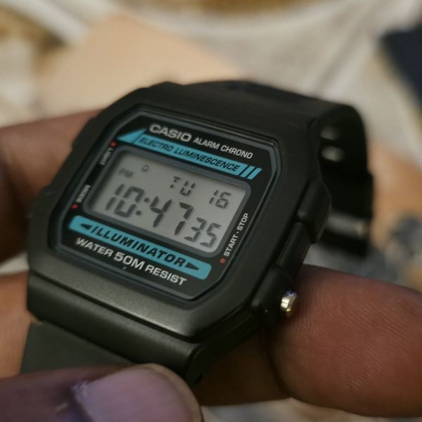 Casio W-86 Electroluminescence Watch Discontinued Model | WatchCharts ...