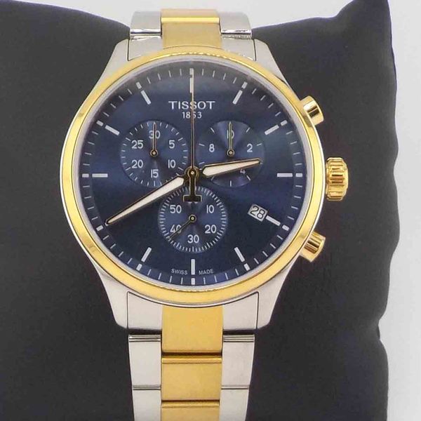 TISSOT T-SPORT CHRONOGRAPH BLUE DIAL MEN'S 45MM WATCH T1166172204100 ...