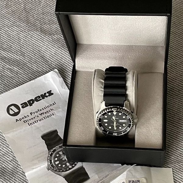 APEKS 200m Divers Watch, Quartz, Seiko Movement, Adjustable Strap, New ...