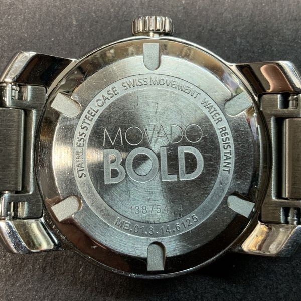 Movado Bold Two-Tone 32mm Ladies Watch MB.01.3.14.6125, Working ...
