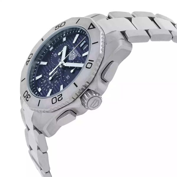 Tag Heuer Chronograph Quartz Blue Dial Watch CBP1113.BA0627 40mm Aqua ...